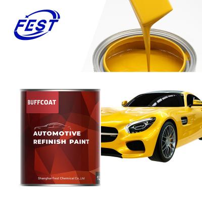 China Wholesale 1K Solid Colors Automotive Paint for Scratch Repair Fast Drying 1.2mm Spray Gun Ready to Spray for sale