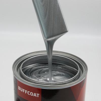 China 1K Silver Automotive Paint 15-25μm Coating for Car Refinishing with Fast Drying Formula for sale