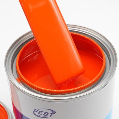 China 1K Solid Light Red Metallic Car Paint for Auto Body Repair and Refinishing 1L for sale