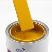China 40-60μm 2K Yellow Automotive Paint for Car Scratch Repair with 2:1 Mix Ratio and High Gloss Finish for sale