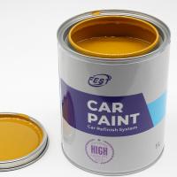 China 40-60μm 2K Yellow Automotive Paint for Car Scratch Repair with 2:1 Mix Ratio and High Gloss Finish for sale