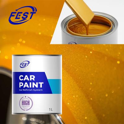 China 1K Pearl Paint Car Touch Up Paint High Gloss Fast Drying 1L for Automotive Refinish for sale
