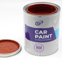 China 1K Solid Basecoat Automotive Paint Red High Gloss Fast Drying 1.2mm Spray Gun Ready to Use for sale