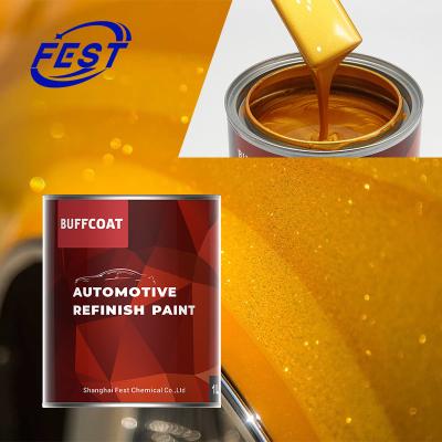 China 1K Pearl Automotive Paint Car Touch Up Refinish Paint 1L Fast Drying High Gloss for sale