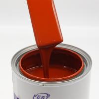China 1K Metallic Red Automotive Paint Solid Color Car Refinish Coating 1.2-1.4mm Spray Gun for sale