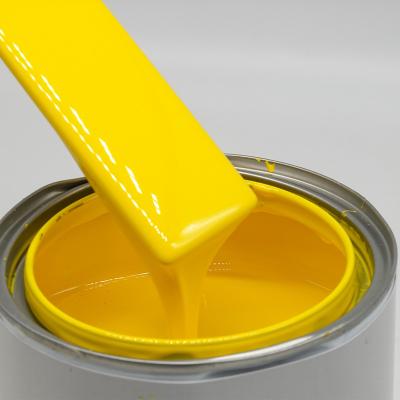 China 1K Solid Colors Acrylic Refinish Paint 15-25um Glossy Car Top Coating Excellent Coverage for sale