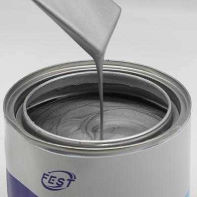 China 1K Silver Metallic Car Paint Medium Aluminum 1kg Automotive Coating for sale