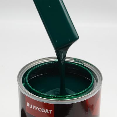 China 1K Solid Automotive Paint Green High Gloss Fast Drying Car Refinish Spray Paint 1L for sale