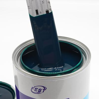 China 1K Solid Color Automotive Paint Acrylic Basecoat Fast Drying 15-25um Thickness for sale