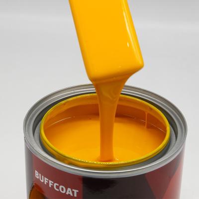 China 1K Solid Color Car Refinish Spray Paint 1.2-1.4mm Nozzle Fast Drying Automotive Base Coat for sale