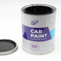 China High Performance 2K Automotive Solid Color Paint Car Body Repair Black 40um for sale