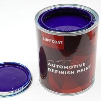 China Wholesale 1K Solid Color Car Paint Metallic Blue Base Coat 1L Fast Drying for sale