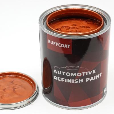 China 1K Pearl Paint Automotive Basecoat Orange Pearl Car Refinish Paint 1L for sale