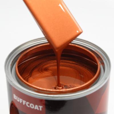 China 1K Automotive Paint - Black White Pearl Red Solid Colors, 15-25μm Coating Thickness, Low VOC Formula for sale