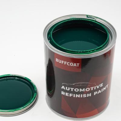 China Wholesale 1K Solid Colors Paint Green Car Refinish Paint Fast Drying 15-25um for sale