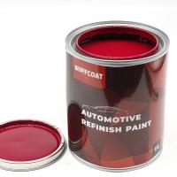 China 1K Solid Colors Automotive Paint with 15-25μm Coating Thickness and 1:0.6-0.8 Mixing Ratio for Car Touch-Up for sale