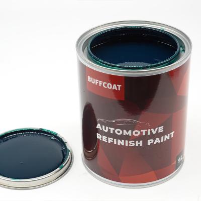 China Wholesale 1K Solid Color Car Paint High Gloss Green Automotive Coating 1L for sale