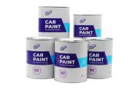 China 1K Solid Colors Wine Red Metallic Car Paint for Auto Body Repair Mixing System 1.2-1.4mm for sale
