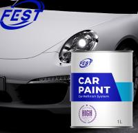China 1K Basecoat Paint White Car Paint Auto Body Refinish Paint 1.3mm Suction Feed for sale