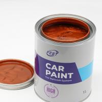 China 1K Pearl Red Automotive Refinish Paint High Gloss Fast Drying 1L Ready to Spray for sale