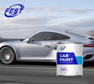 China Medium Aluminum Car Paint 1k Silver Car Paint ISO14001 for sale