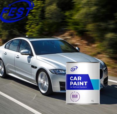 China Metallic Silver Car Paint Auto Body Repair Paint for sale