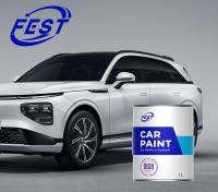 China Wholesale 1K Basecoat White Car Repair Paint 1L High Performance Fast Drying for sale