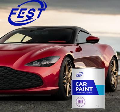 China 1K Solid Basecoat Automotive Paint Fast Drying High Gloss 15-25um Thickness for sale