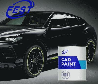 China 1K Solid Colors Automotive Paint Fast Drying High Gloss Finish 15-25um Coating Thickness for sale