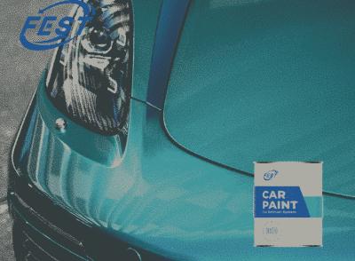 China 1K Solid Color Automotive Paint High Gloss Fast Drying 1L Ready to Spray for sale