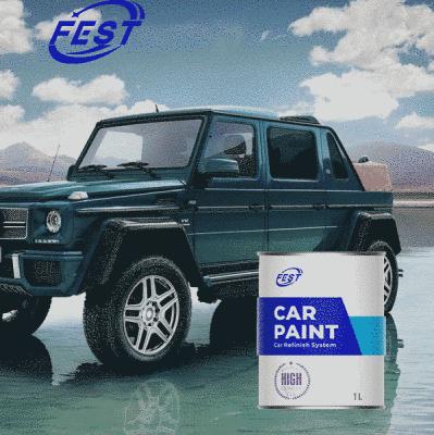 China 1K Solid Basecoat Paint for Cars 1.2-1.4mm Spray Gun Fast Drying Comprehensive Color Range for sale