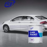 China 1K Solid Basecoat White Car Paint for Auto Body Refinish Fast Drying 1.2-1.4mm Spray Gun for sale