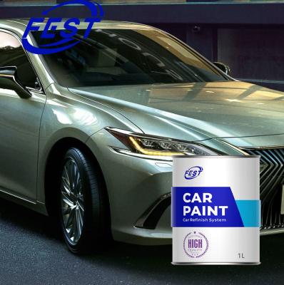 China Fest 1K Green Basecoat Automotive Paint 2 Year Shelf Life Fast Drying 1L for sale
