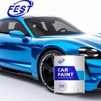 China Customized Electroplated Flash Blue High Brightness Car Paint for sale