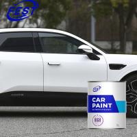 China High Hardness 1K White Car Paint for Car Body Repair 1L Fast Drying for sale