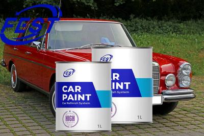 China 1K Solid Color Metallic PU Topcoat Automotive Body Coating Car Paint for Auto Refinish Repair 1L for sale
