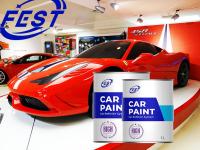 China 1K Solid Color Metallic PU Topcoat Automotive Body Coating Car Paint for Auto Refinish Repair 1L for sale