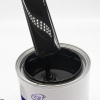 China 1K Solid Color Basecoat Black Automotive Body Coating Car Paint for Auto Refinish Repair 1L for sale