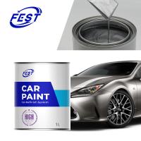 China 1K Silver Metallic PU Topcoat Basecoat for Auto Refinish Repair 1L for sale