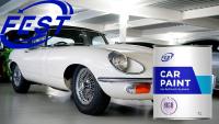 China Weather Resistant 1K Solid Color Car Paint for Automotive Refinish White 1L for sale