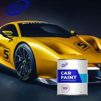 China China Manufacturer 1K Yellow Automotive Paint 1L Fast Drying High Gloss Solid Color for sale