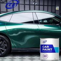 China China Manufacturer 1K Green Automotive Paint 1L High Gloss Fast Drying Eco-Friendly for sale