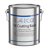 China 1K Basecoat 3.4KG Water Resistant Coating 1 Hour Drying Time for Metal Plastic Wood for sale