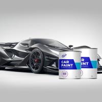 China 1K Solid Color Basecoat Automotive Body Coating Car Paint 1L Black for Auto Refinish Repair for sale
