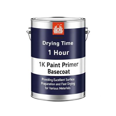 China 1K Basecoat Quick Dry Primer 1 Hour Drying Time for Metal Plastic Wood 0.92KG 3.4KG for sale