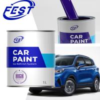 China China Manufacturer Fest Brand 1K Solid Colors Automotive Paint for Car Body Refinish 1.2-1.4mm for sale