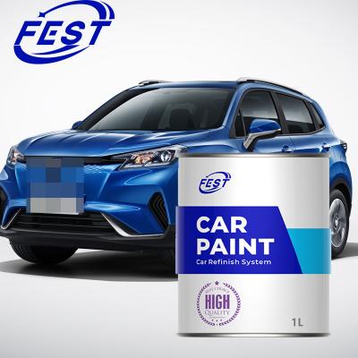 China High Quality 1K Solid Automotive Paint Fast Drying 15-25um Thickness Eco Friendly for sale