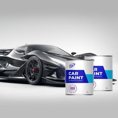 China Automotive  Paint 1K Black Solid Color Basecoat for Auto Refinish Repair for sale