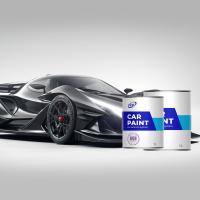 China 1K Black Solid Color Automotive Paint Basecoat for Auto Refinish Repair 1L for sale