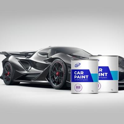 China 1K Automotive Solid Color Paint Fast Drying Basecoat for Auto Refinish Repair 1L for sale